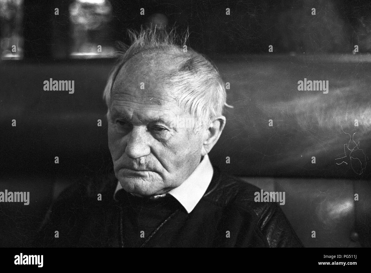 The Czech writer Bohumil Hrabal in Paris in 1990 Stock Photo - Alamy