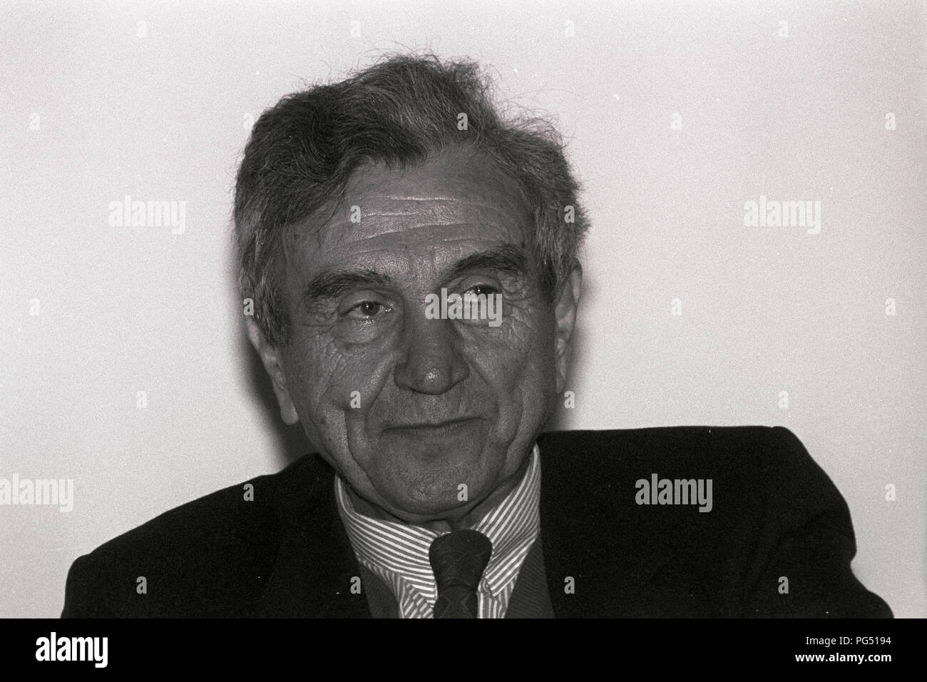 The Czech linguist Ladislav Matejka at a meeting of the IWM in Vienna ...