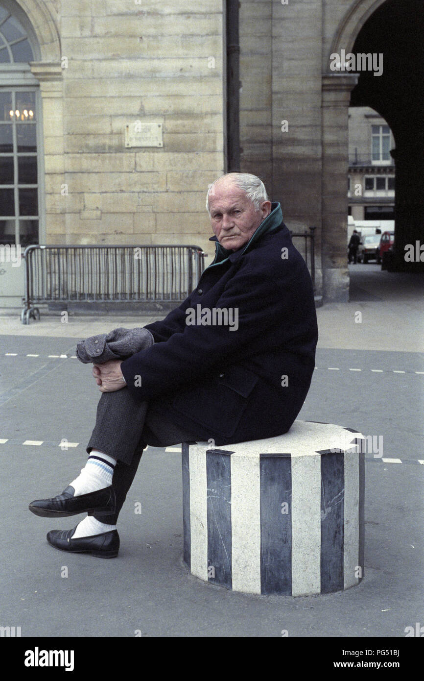 The Czech writer Bohumil Hrabal in Paris in 1990 Stock Photo - Alamy