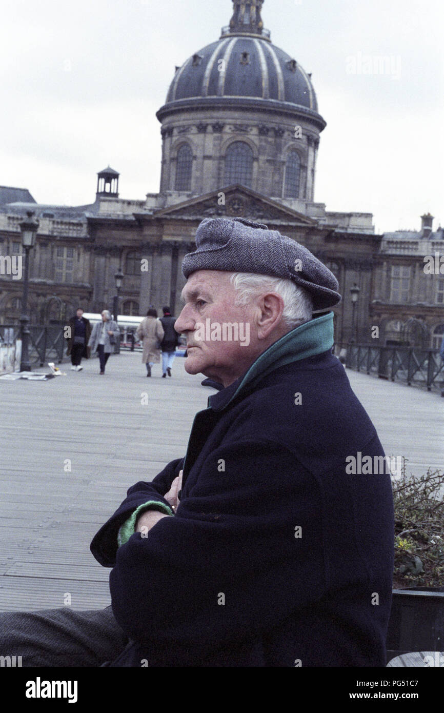 The Czech writer Bohumil Hrabal in Paris in 1990 Stock Photo - Alamy