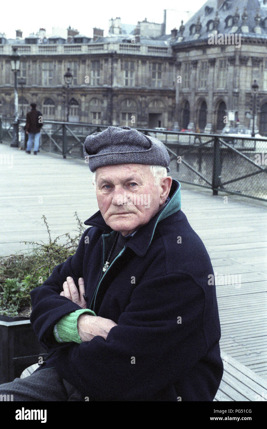 The Czech writer Bohumil Hrabal in Paris in 1990 Stock Photo - Alamy
