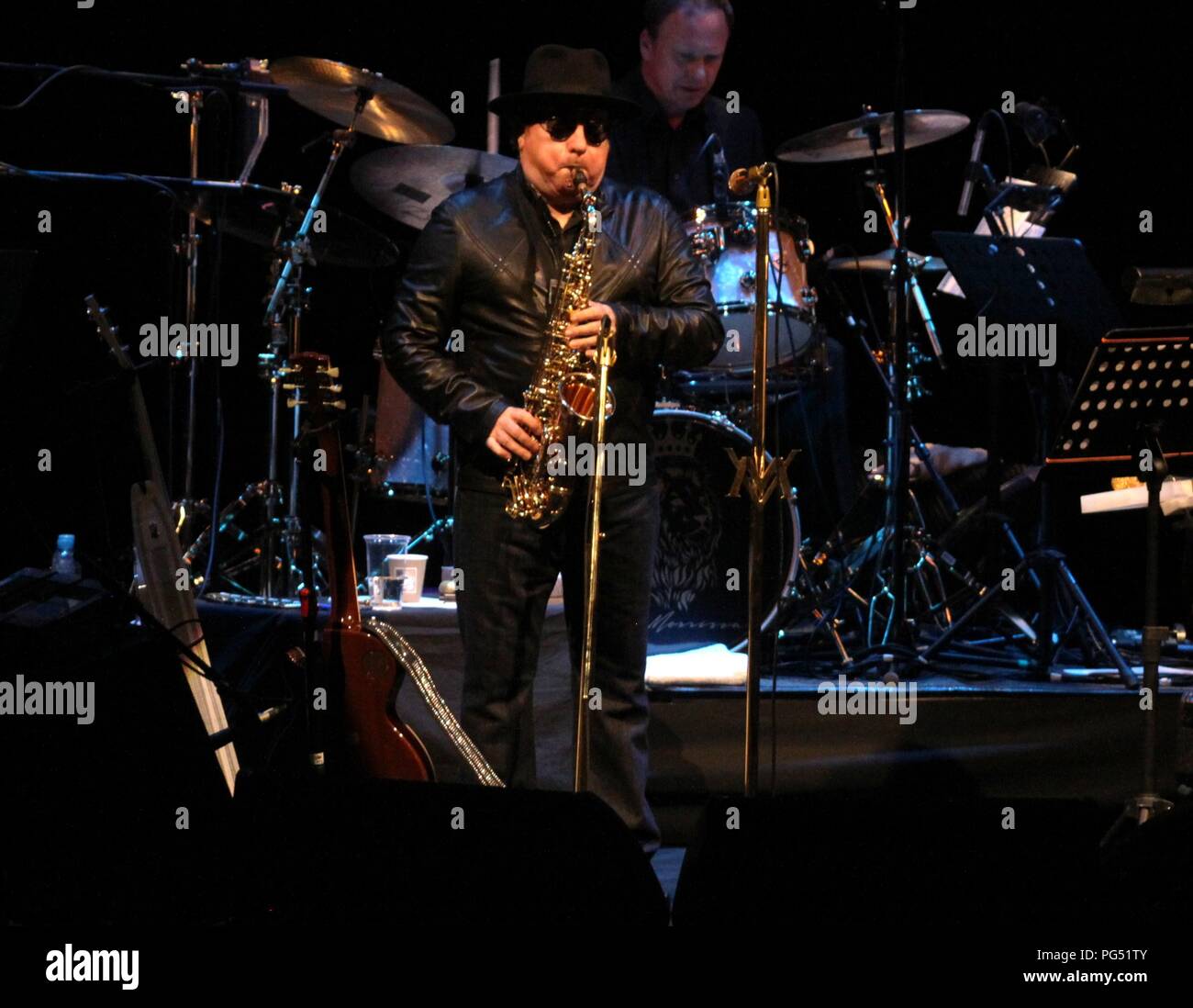 Liverpool,Uk Irish legend Van Morrison performs at Liverpool ...