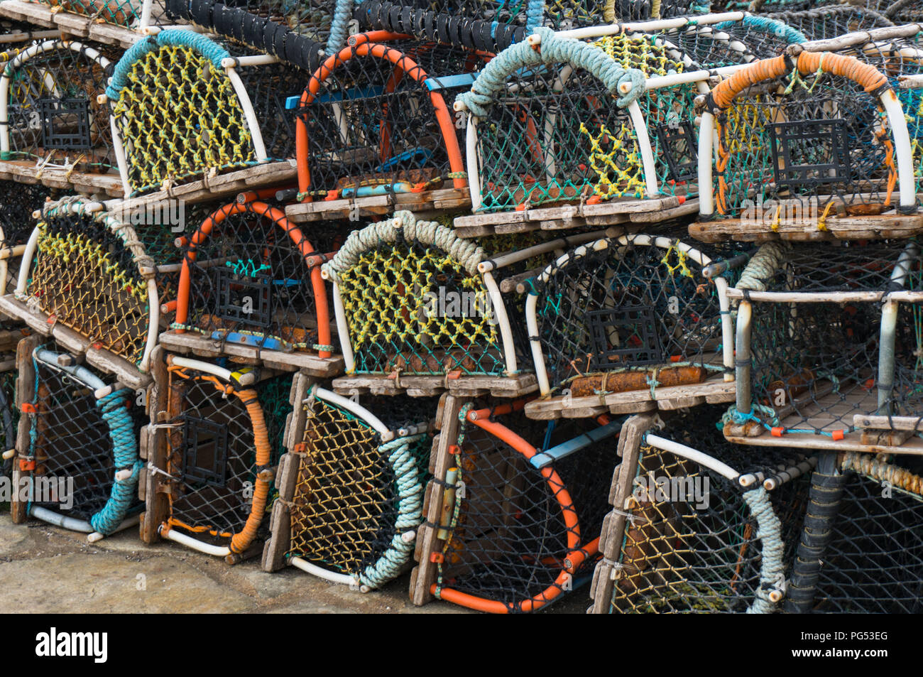 Lobster pot fishing hi-res stock photography and images - Alamy
