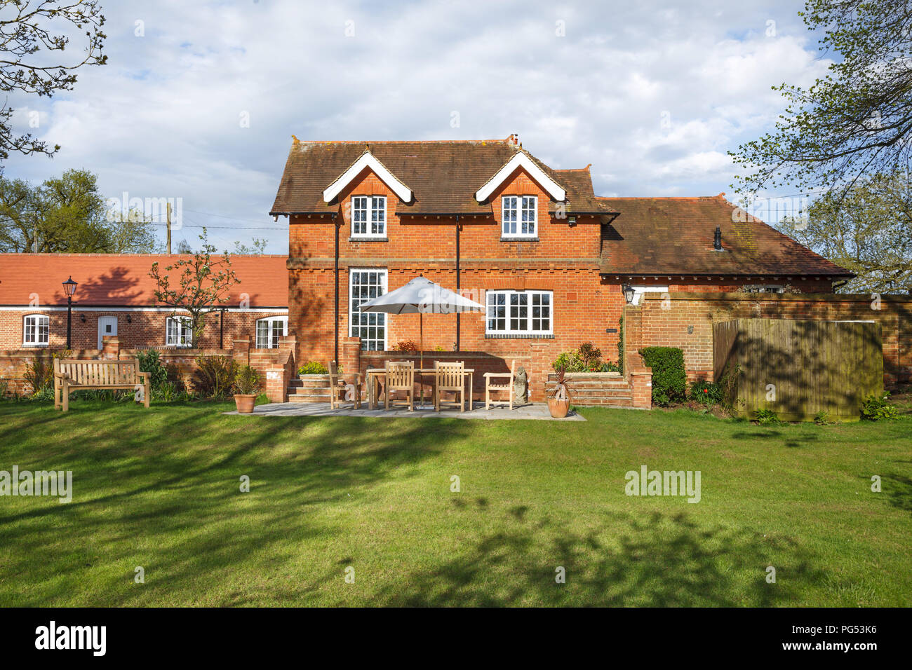 Victorian coach house and stables with garden and patio. The historic ...