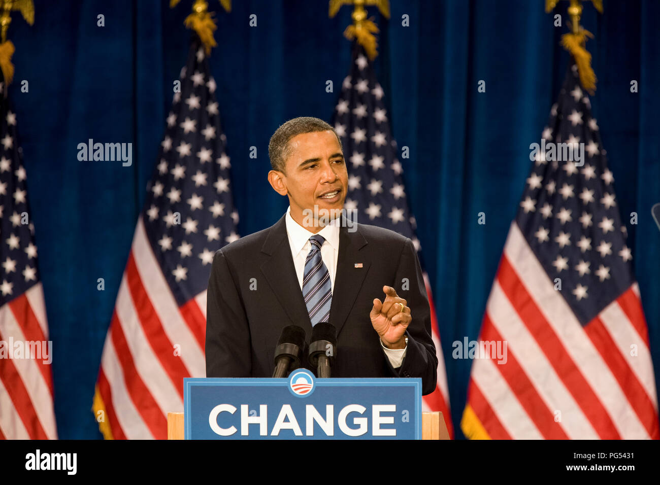 Barack Obama at Colorado School of Mines, Golden, CO Stock Photo - Alamy
