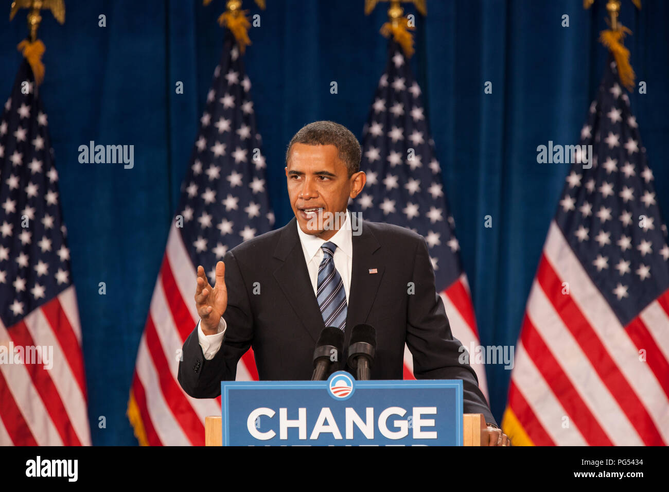 Barack Obama at Colorado School of Mines, Golden, CO Stock Photo - Alamy