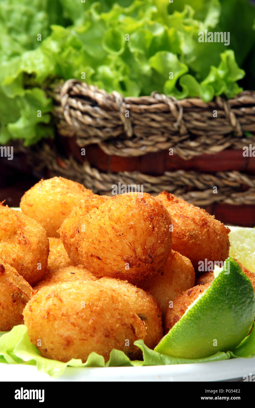 Salted cod fritters hi-res stock photography and images - Alamy