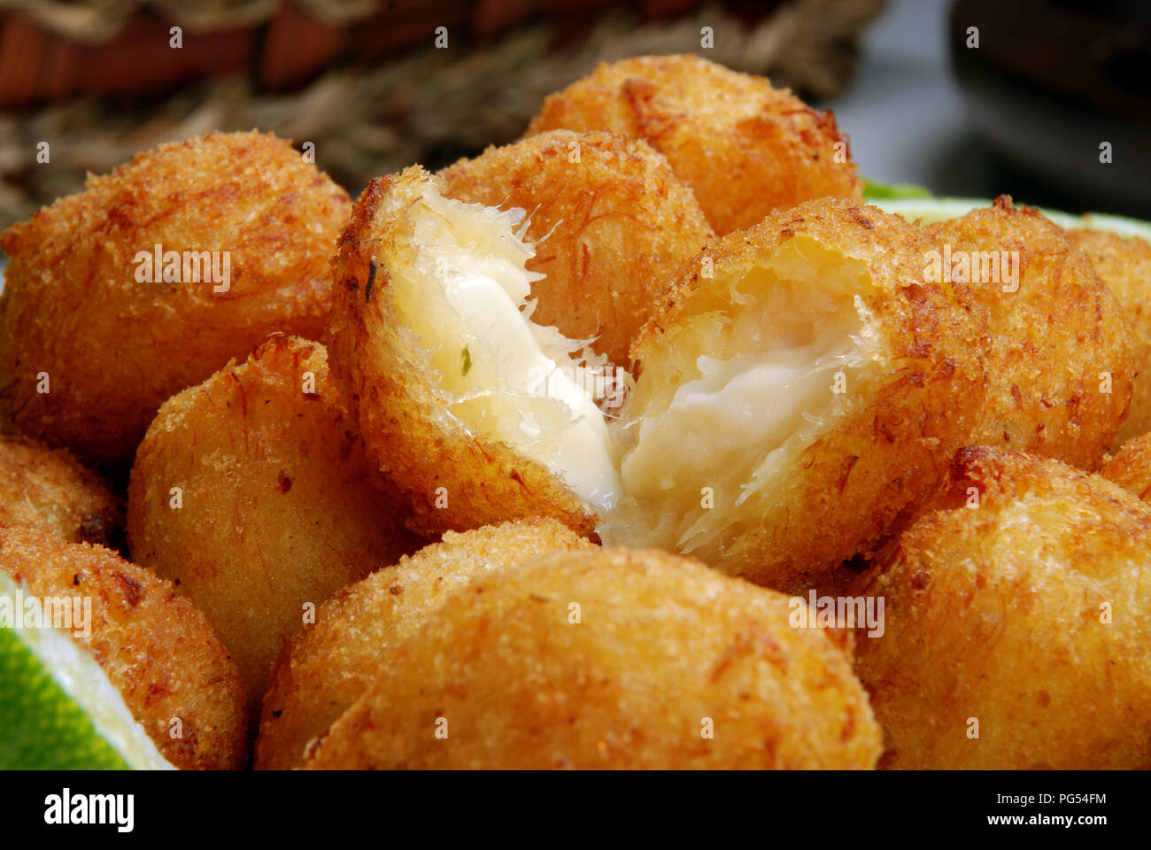 Salt cod fritters portugal hi-res stock photography and images - Alamy