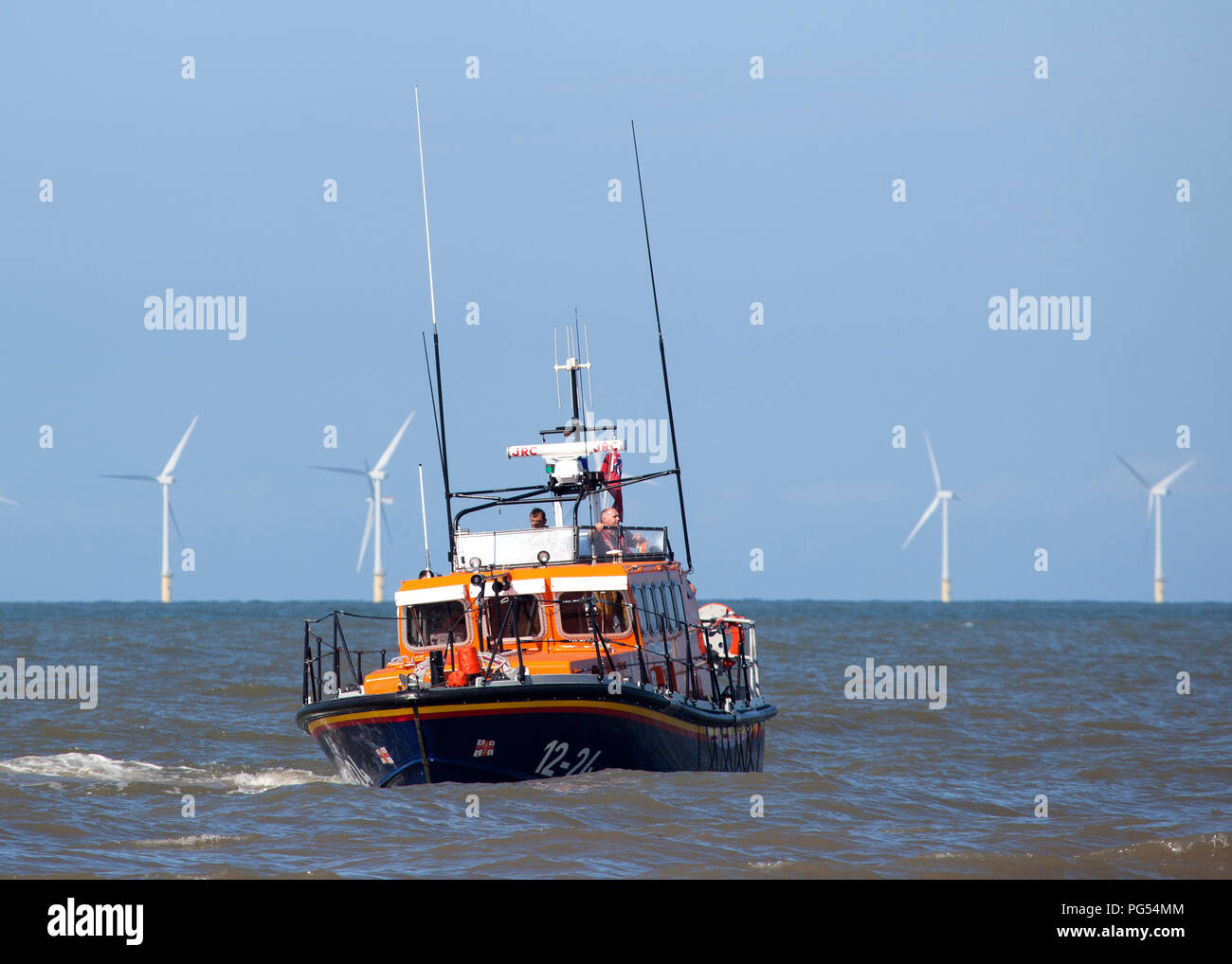 RNLI lifeboat at Rhyl Airshow 2014 Stock Photo - Alamy