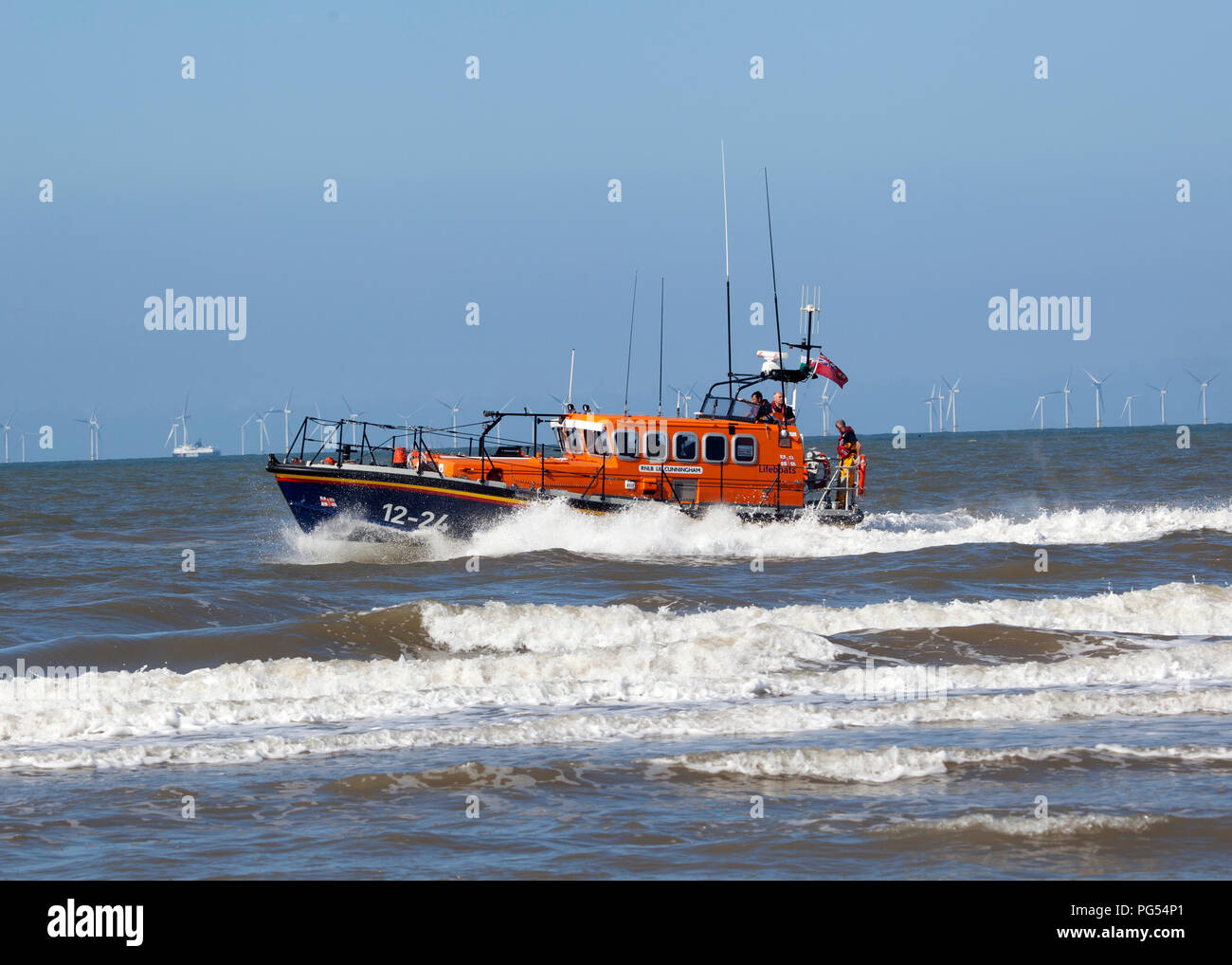 RNLI lifeboat at Rhyl Airshow 2014 Stock Photo - Alamy
