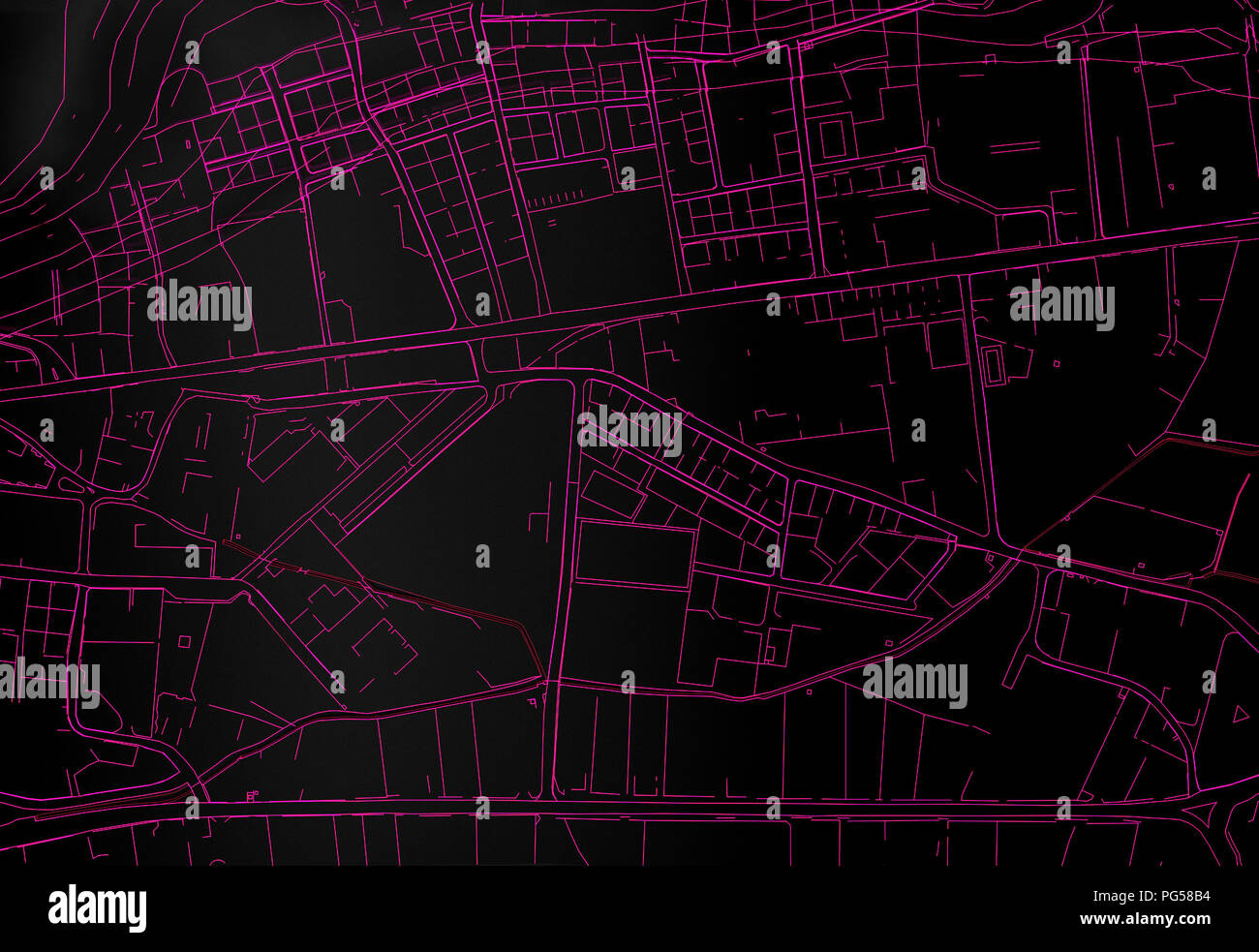 Topography map hi-res stock photography and images - Alamy