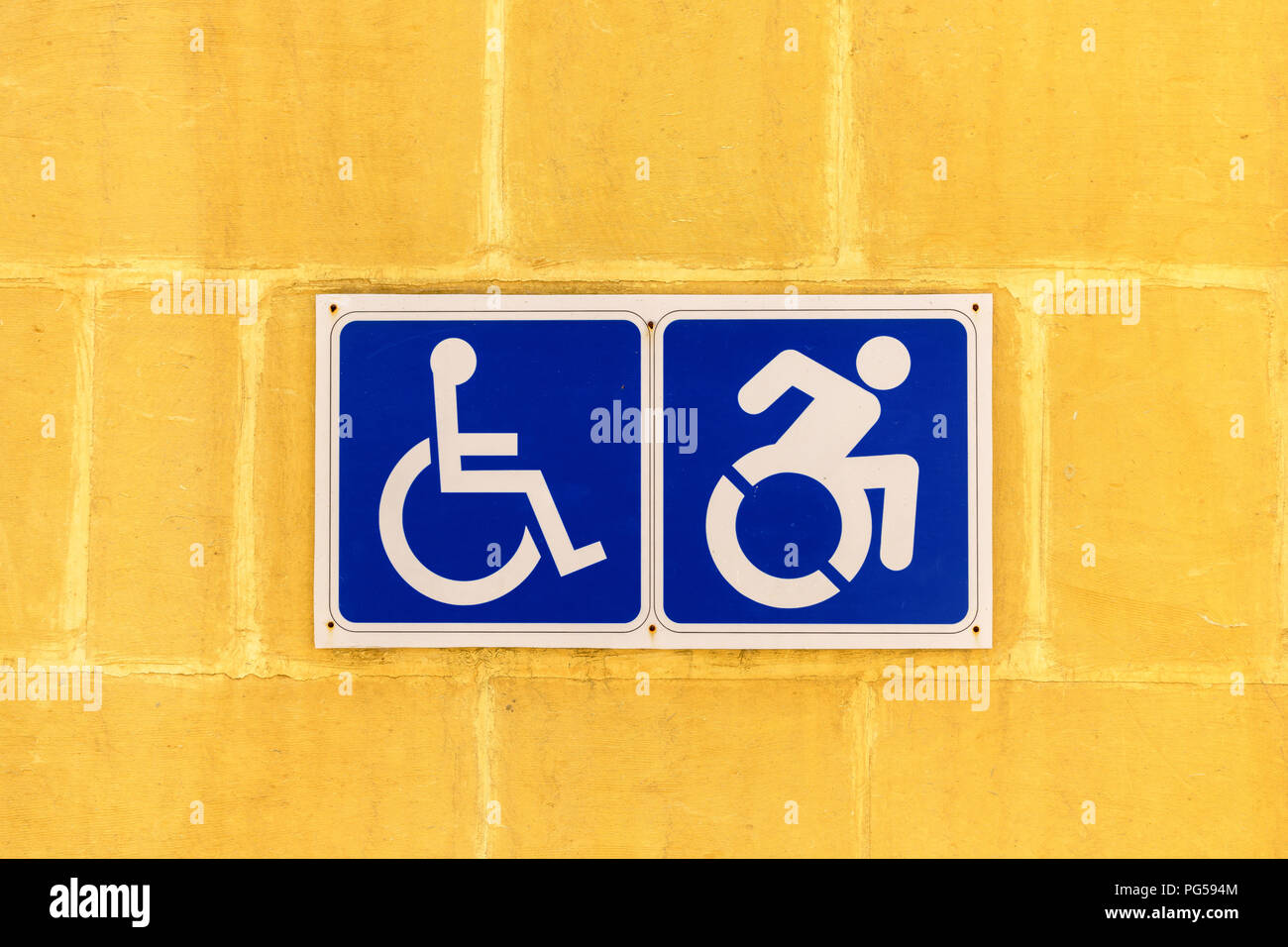 Yellow wall picture icon hi-res stock photography and images - Alamy