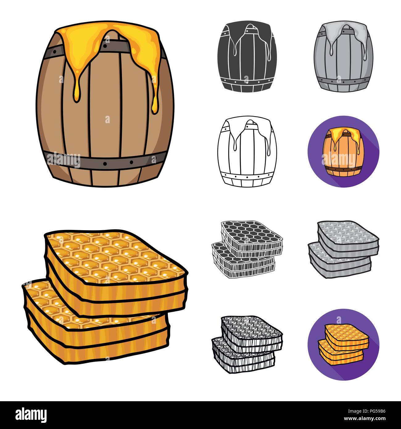 Apiary and beekeeping cartoon,black,flat,monochrome,outline icons in ... Apiary and beekeeping cartoon,black,flat,monochrome,outline icons in ...
