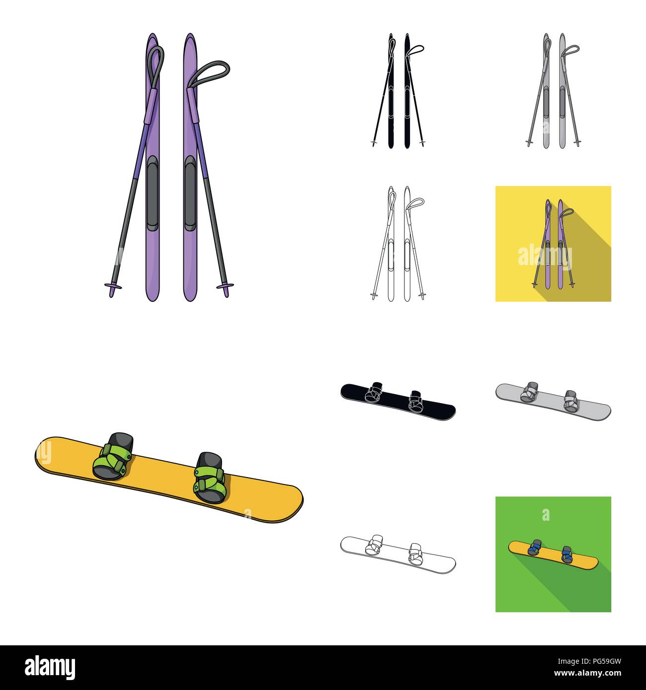 Extreme sport cartoon,black,flat,monochrome,outline icons in set ...