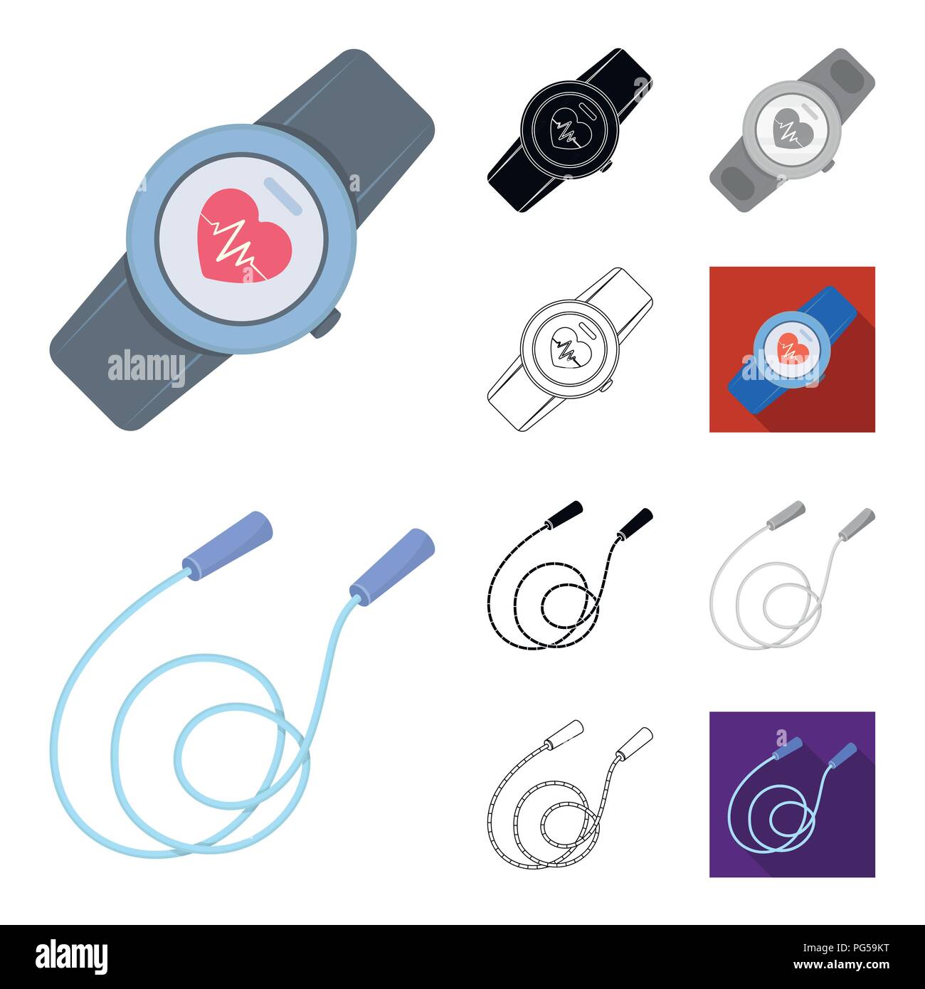 Gym and training cartoon,black,flat,monochrome,outline icons in set ...