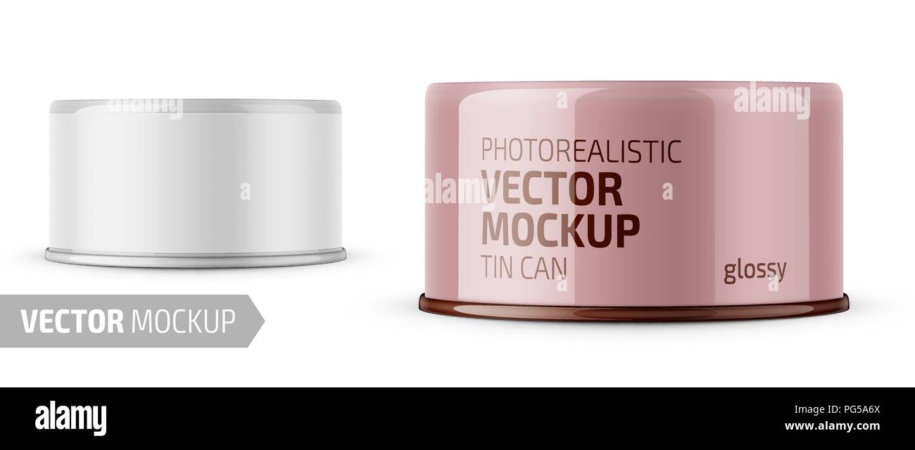 Canned fish on white Stock Vector Images - Alamy