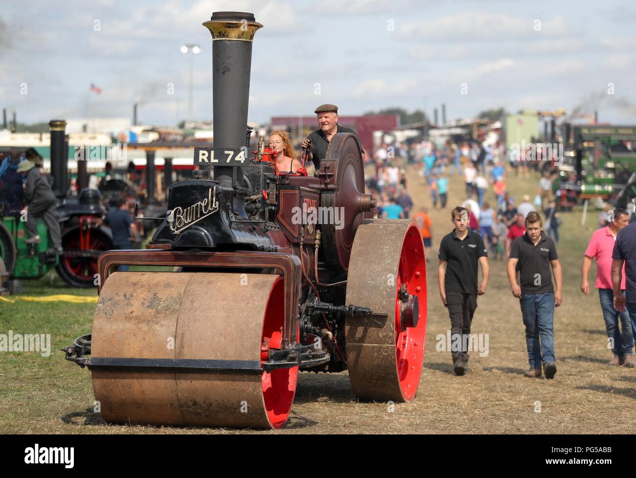 Burrell steam road roller hi-res stock photography and images - Alamy