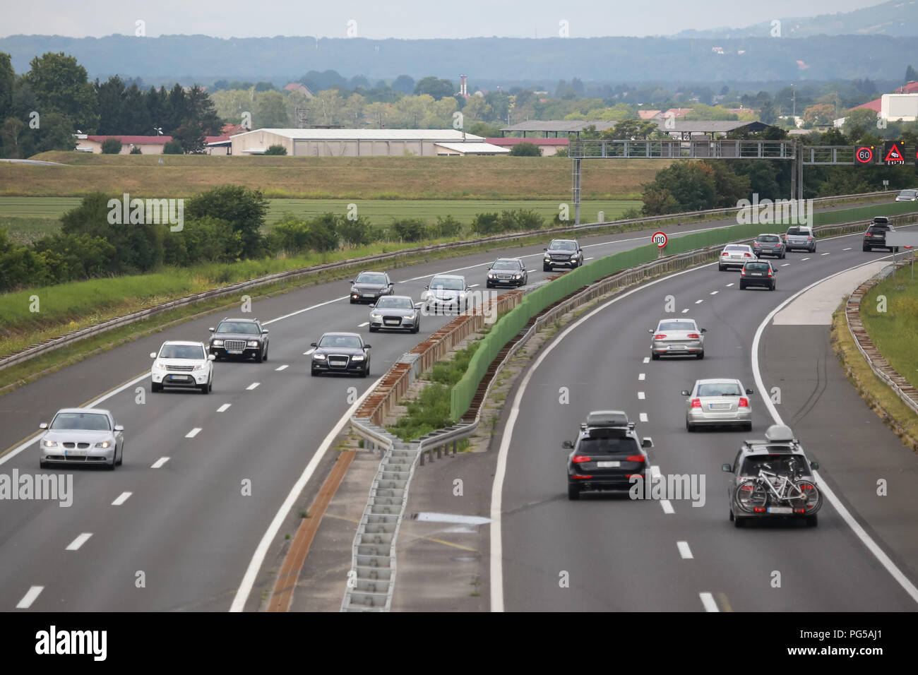 Traffic on the Zagreb highway bypass in Zagreb, Croatia Stock Photo - Alamy