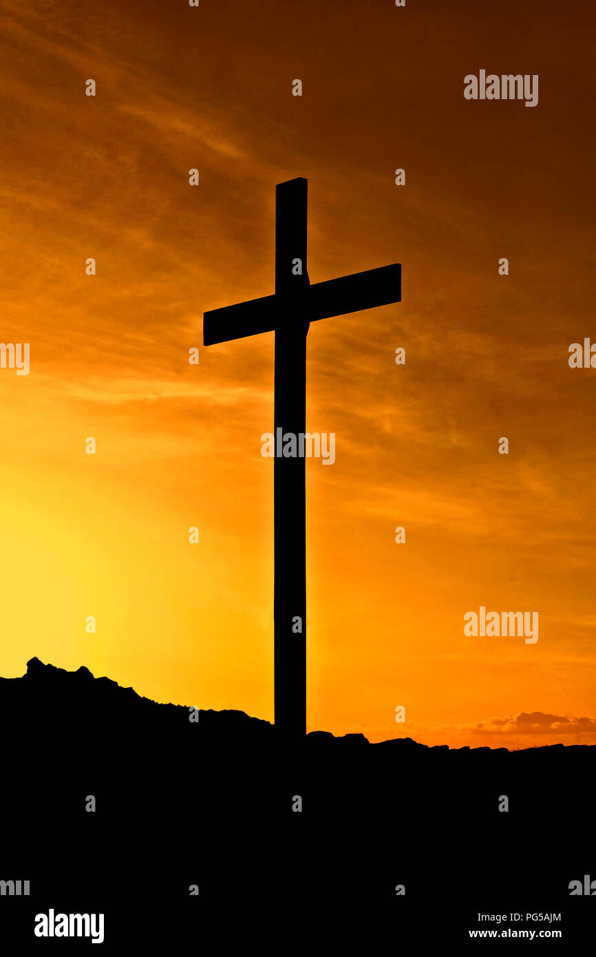 Easter cross on otley chevin hi-res stock photography and images - Alamy
