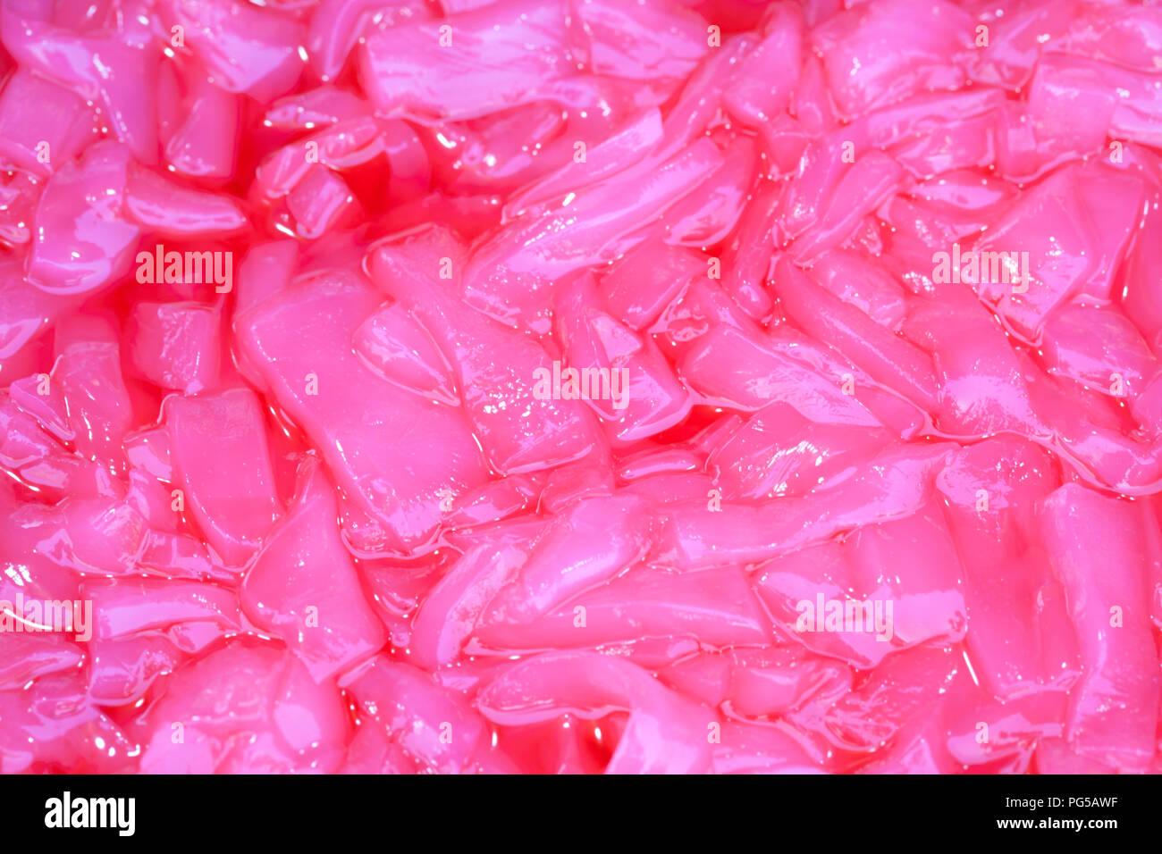 Pink jelly, Thailand Stock Photo - Alamy