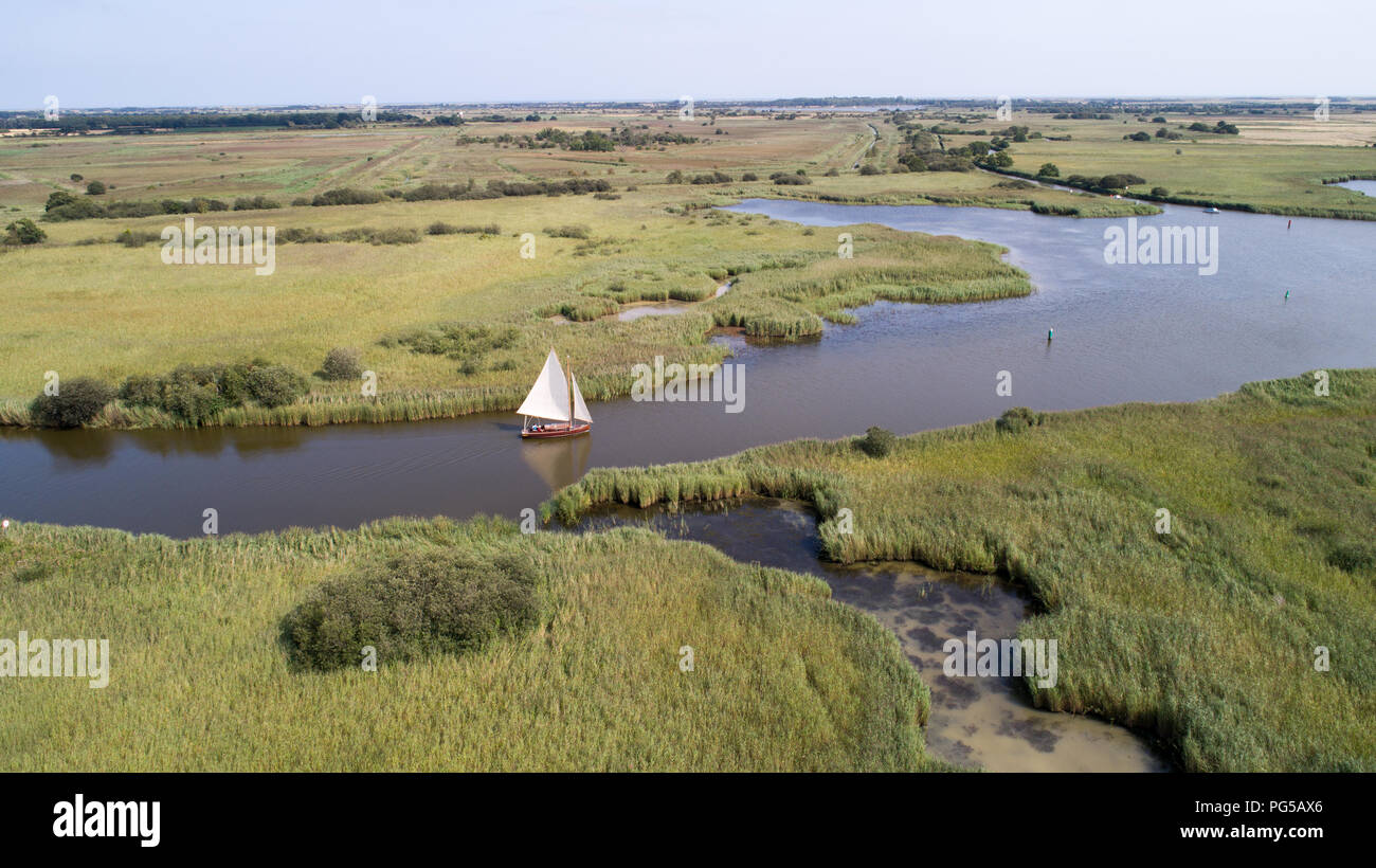 Hickling broad aerial hi-res stock photography and images - Alamy