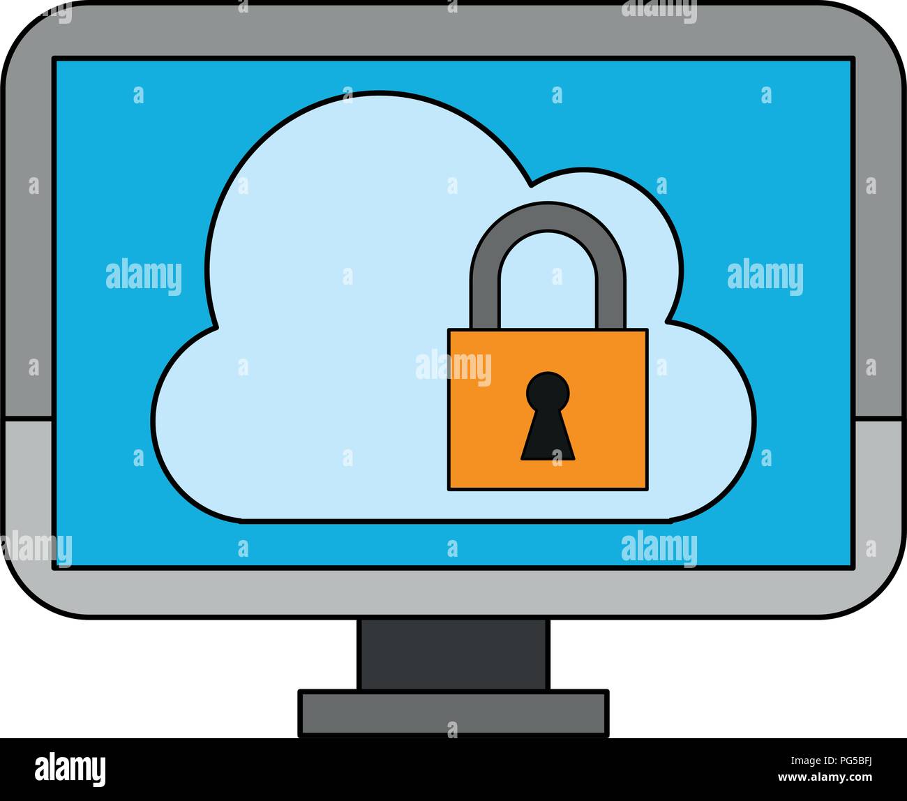 Cloud computing upload Stock Vector Image & Art - Alamy