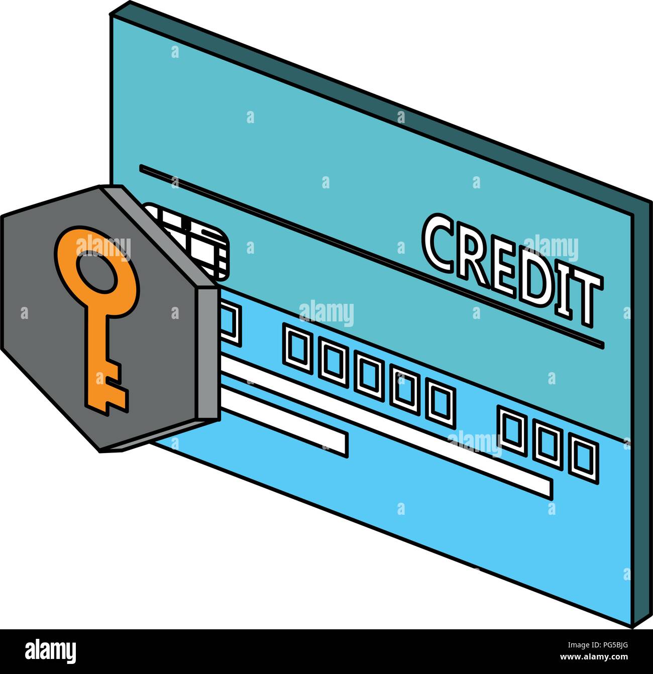 Security credit card Stock Vector Image & Art - Alamy