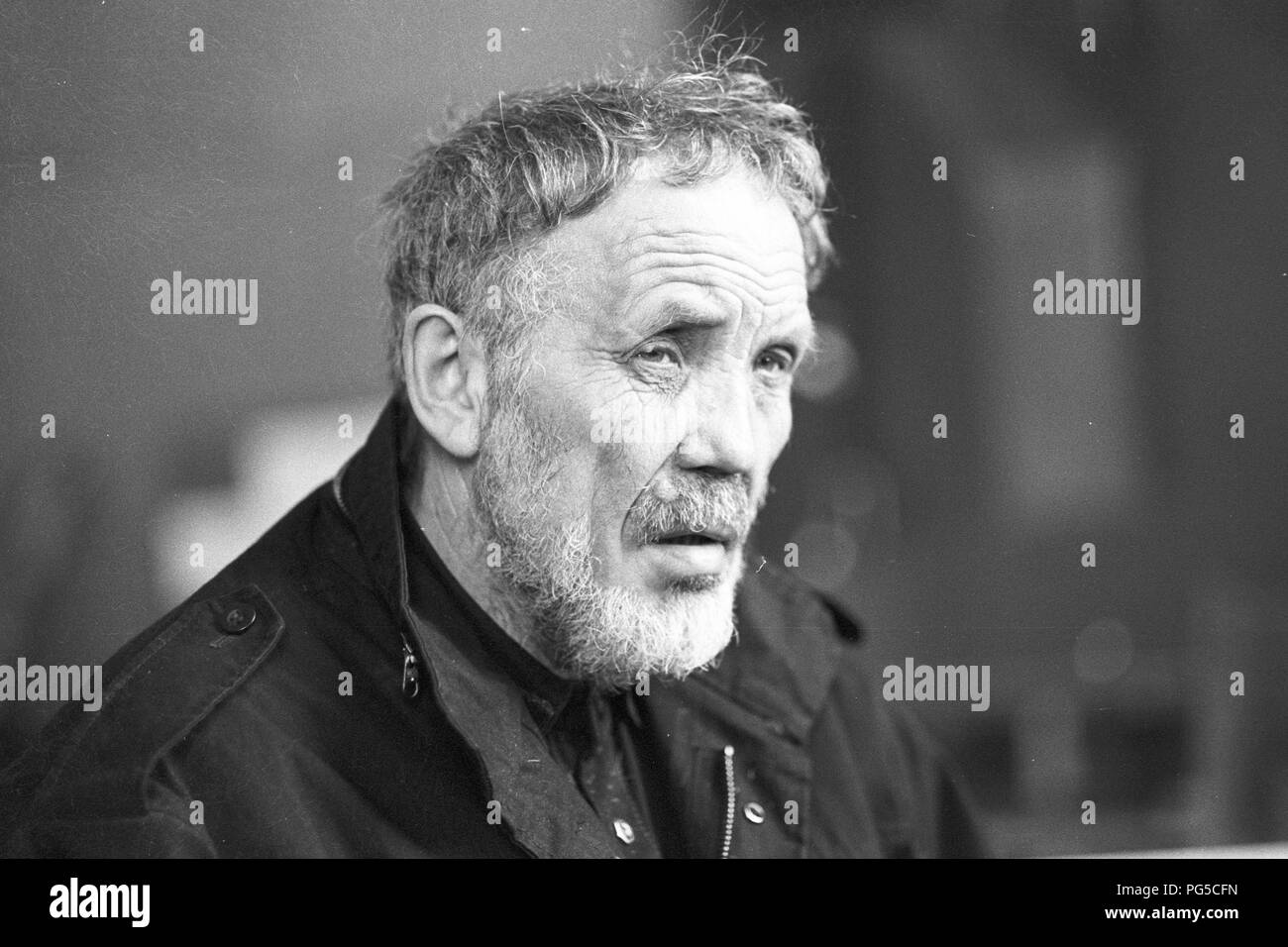 The Czech painter and sculptor Vladimir Kopecky (born 1931) in his ...