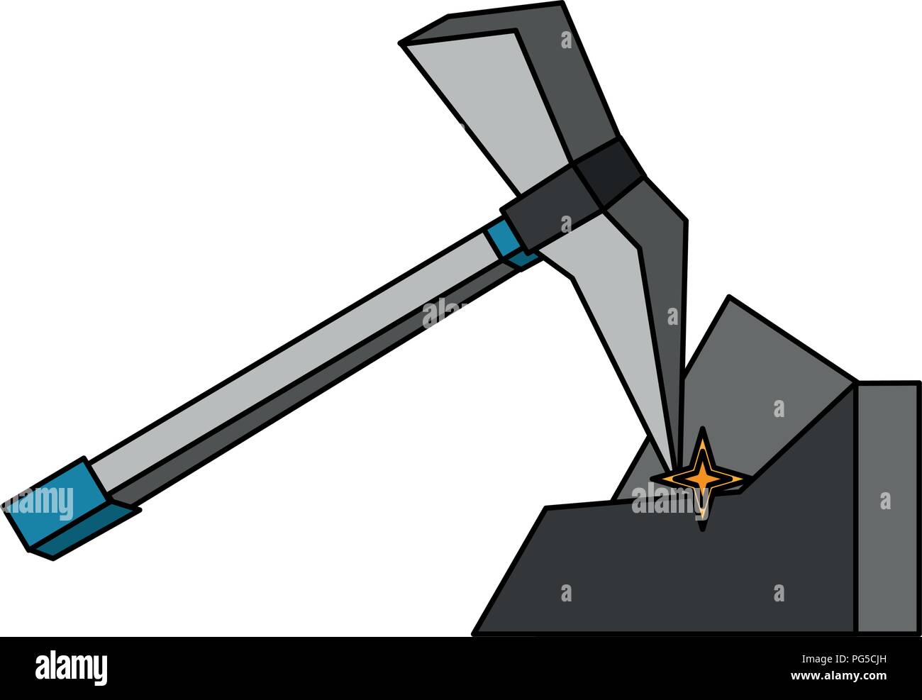 Pick and stone Stock Vector Image & Art - Alamy