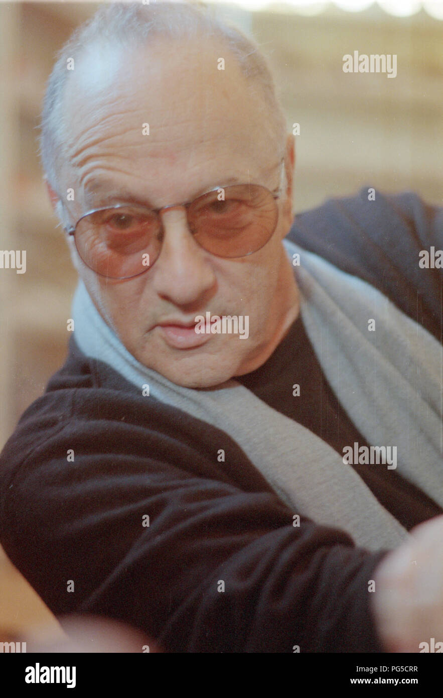 Peter Zadek, German director of theater and film Stock Photo - Alamy