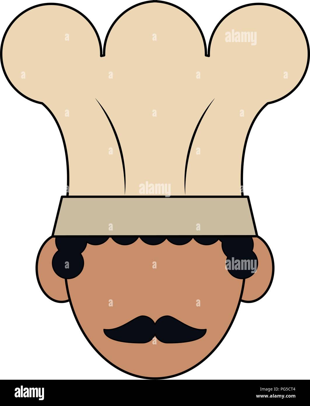 Chef head avatar Stock Vector Image & Art - Alamy