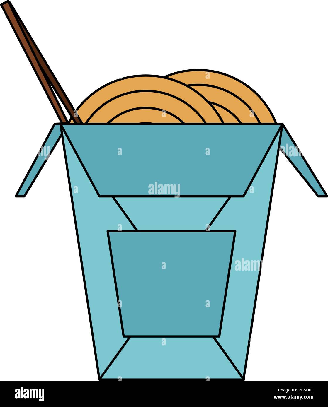 Ramen bowl food box Stock Vector Images - Alamy