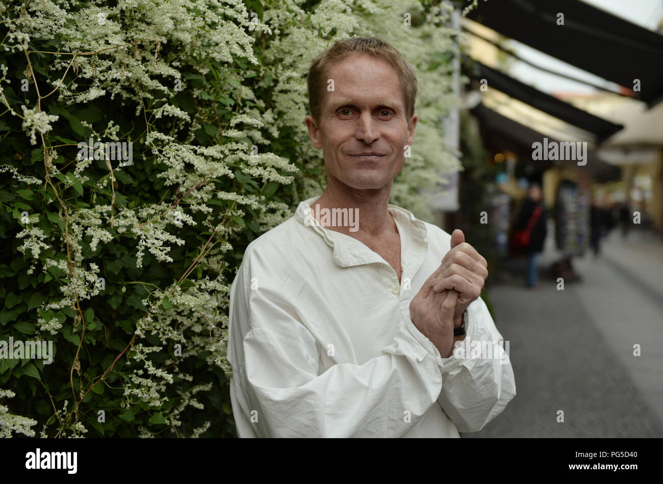 "Berlin, DEU, 09.10.2015: Portraet Peter Hoeg, writer and auther ...