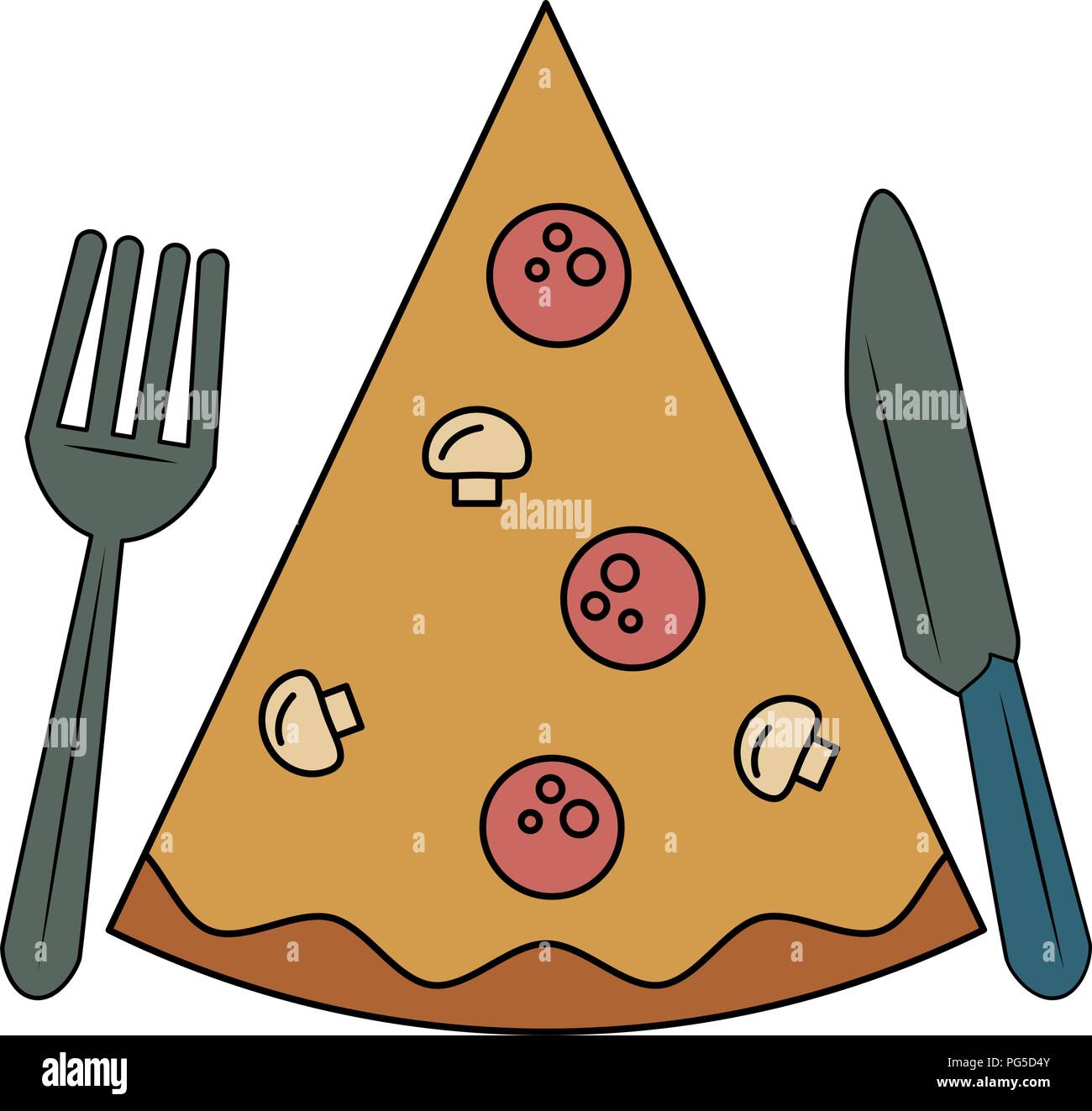 Pizza fast food Stock Vector Image & Art - Alamy