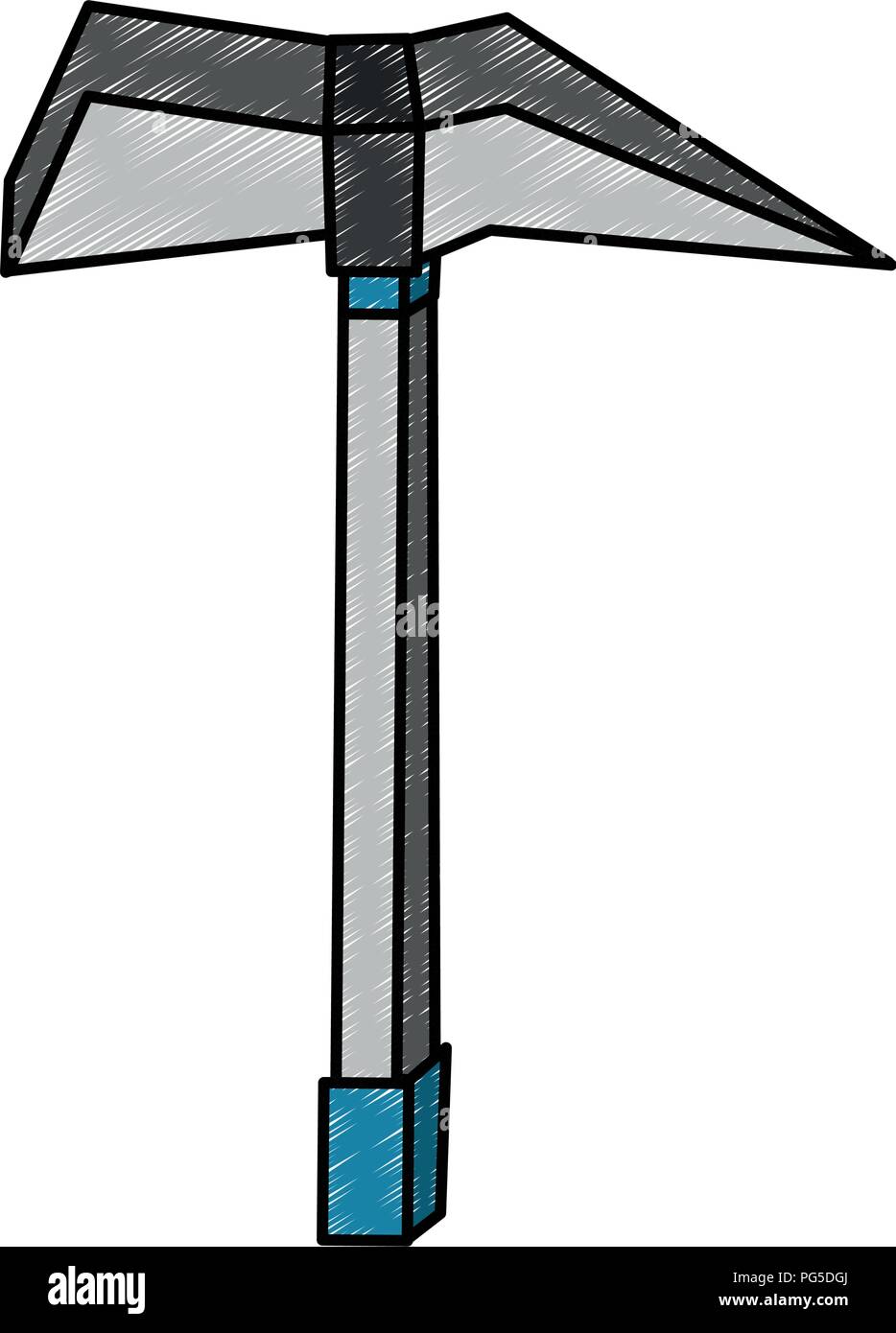 Pick tool isolated scribble Stock Vector Image & Art - Alamy