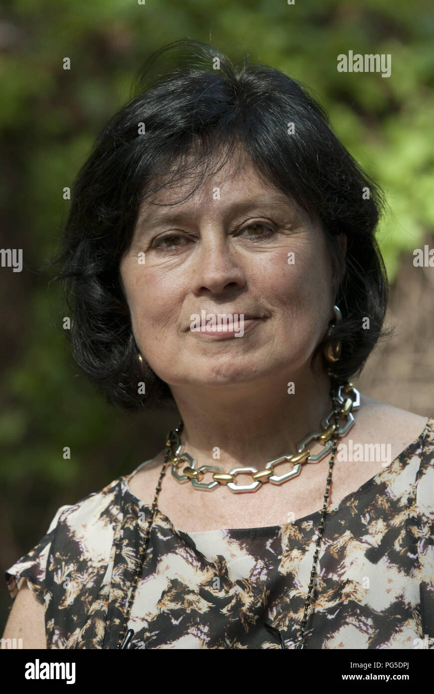 Berlin, DEU, 09.09.2012: Portrait of Laura Restrepo, writer and author ...