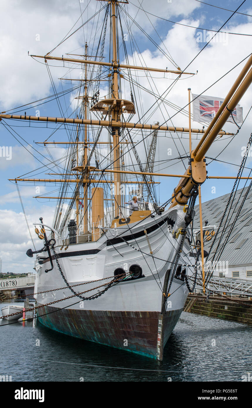Chatham Naval Dockyard Stock Photo - Alamy