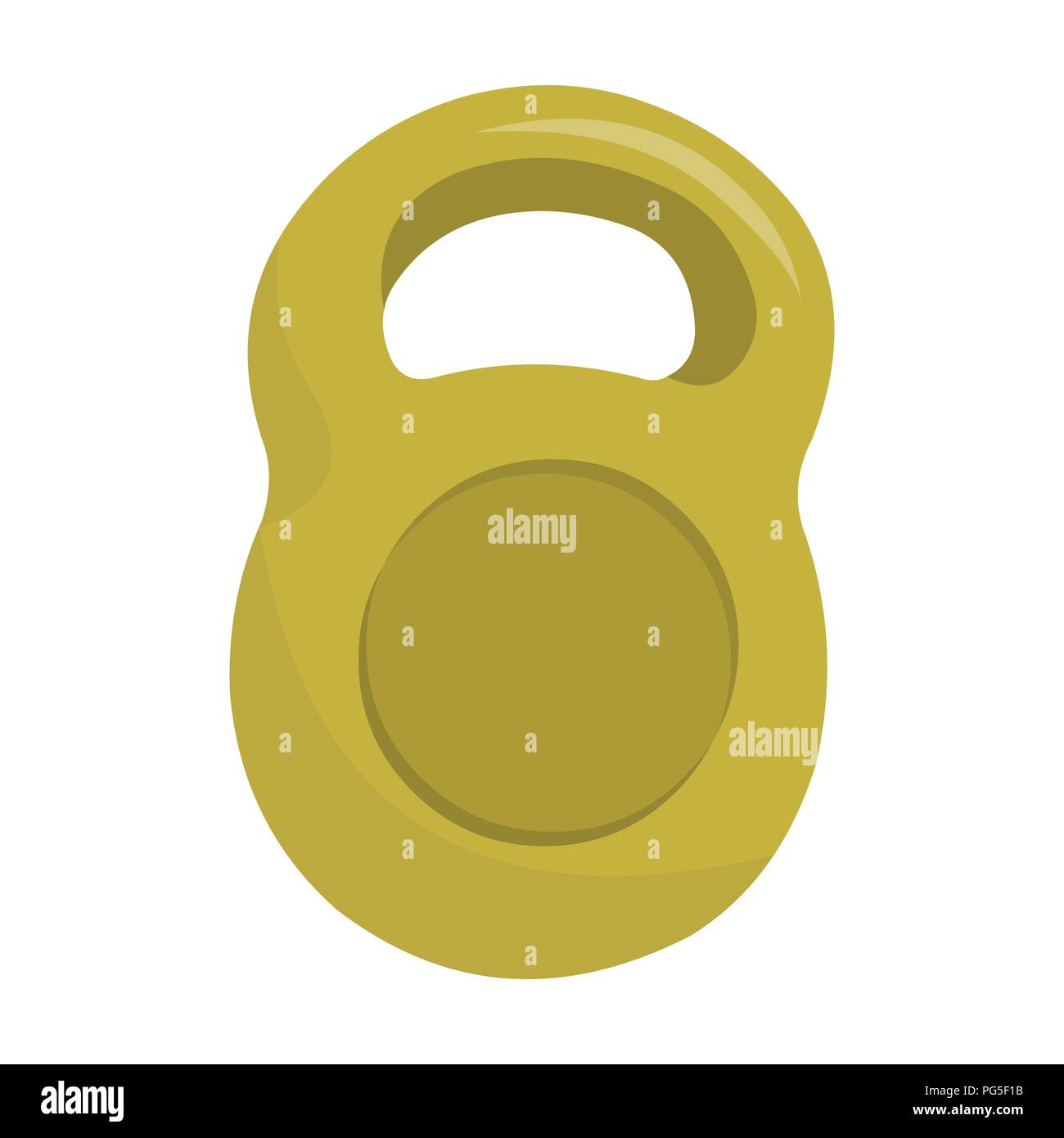 Weight icon cartoon. Single sport icon from the big fitness, healthy ...