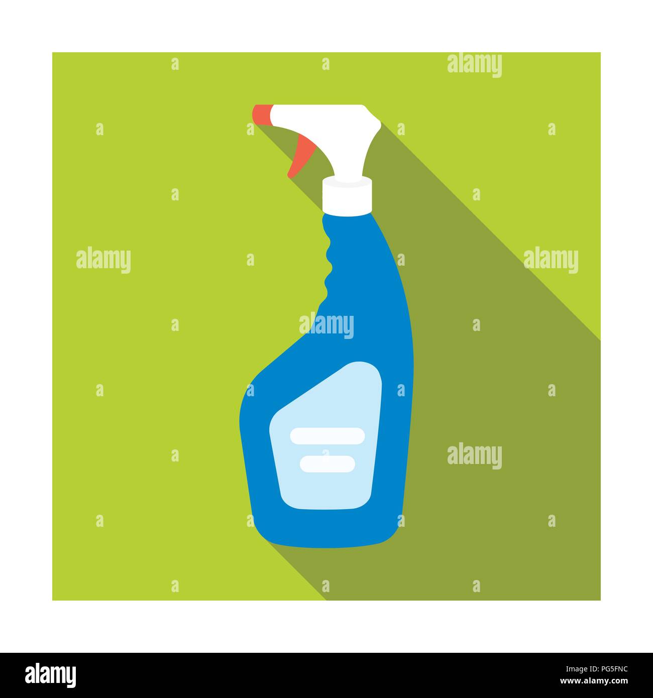 Cleaner spray icon in flat design isolated on white background ...