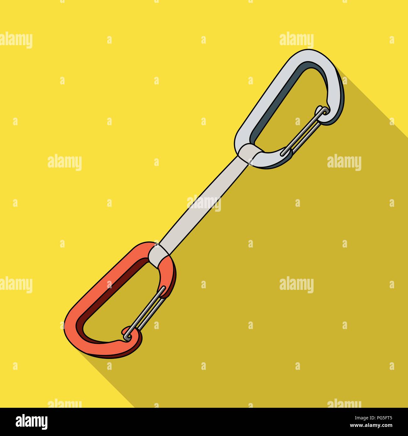 Spikes on the shoes.Mountaineering single icon in flat style vector ...