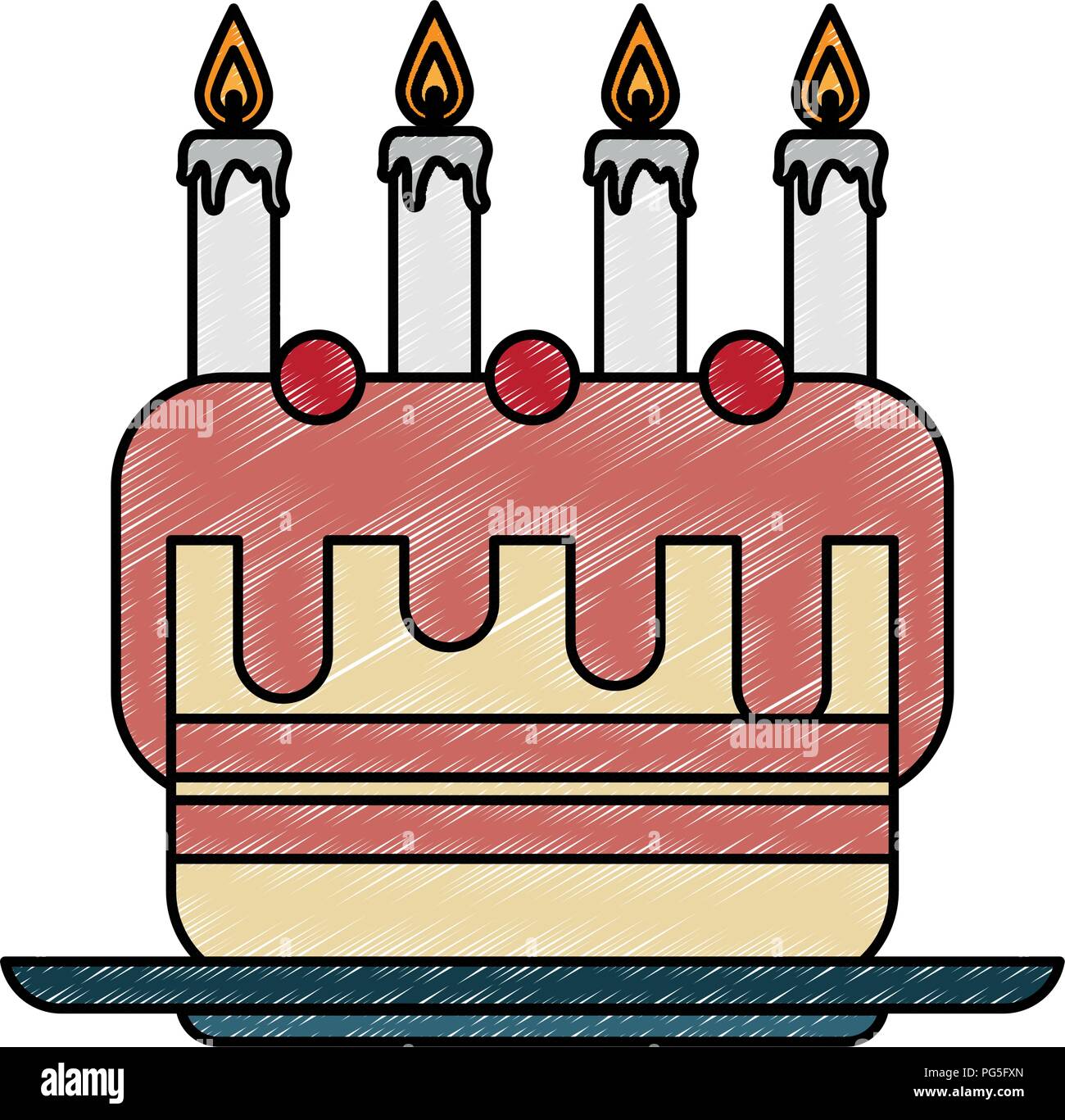 Scribble Cake High Resolution Stock Photography and Images - Alamy