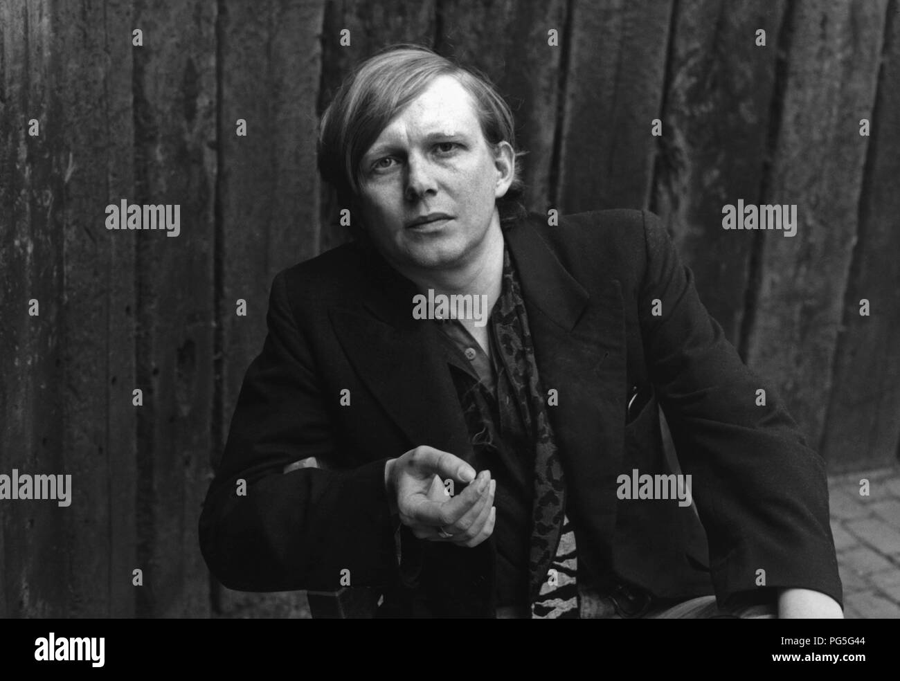 German writer Thomas Kling, May 1993 Stock Photo - Alamy