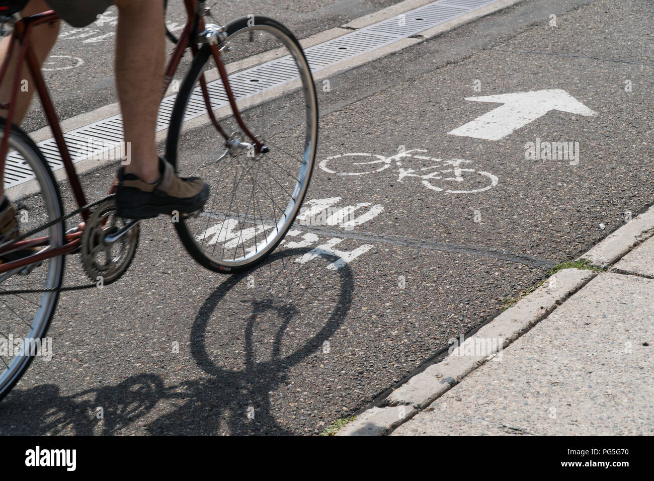 Bike Lane Road Sign Indicating Speed Limit 10 Mph Painted On Roadway bike-lane-road-sign-indicating-speed-limit-10-mph-painted-on-roadway