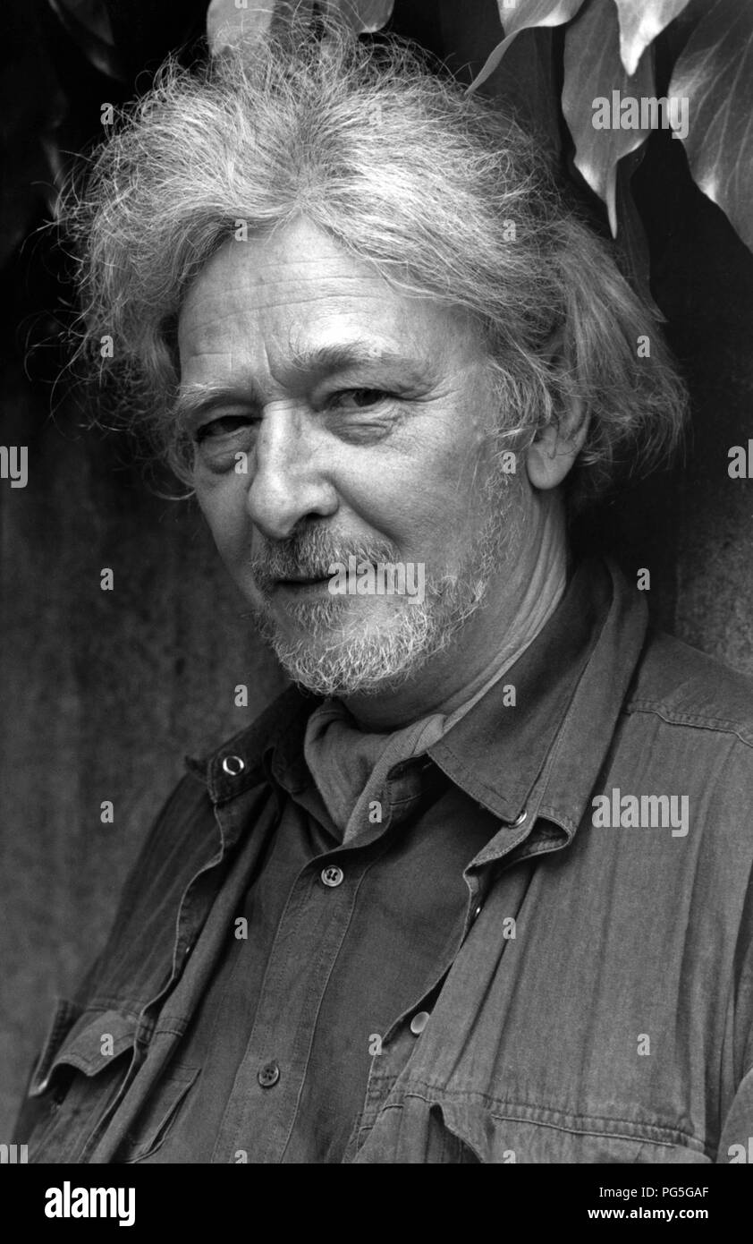Manfred Peter Hein, german writer and translator. Undated photo Stock ...