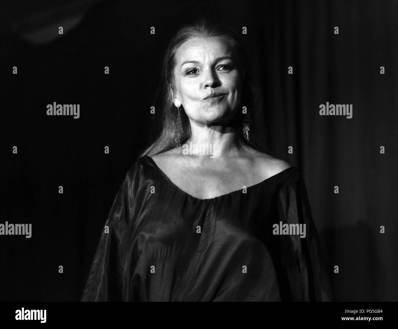 German actress and singer Eva-Maria Hagen (undated picture Stock Photo ...
