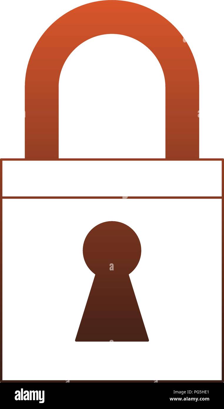 Padlock security emblem red lines Stock Vector Image & Art - Alamy