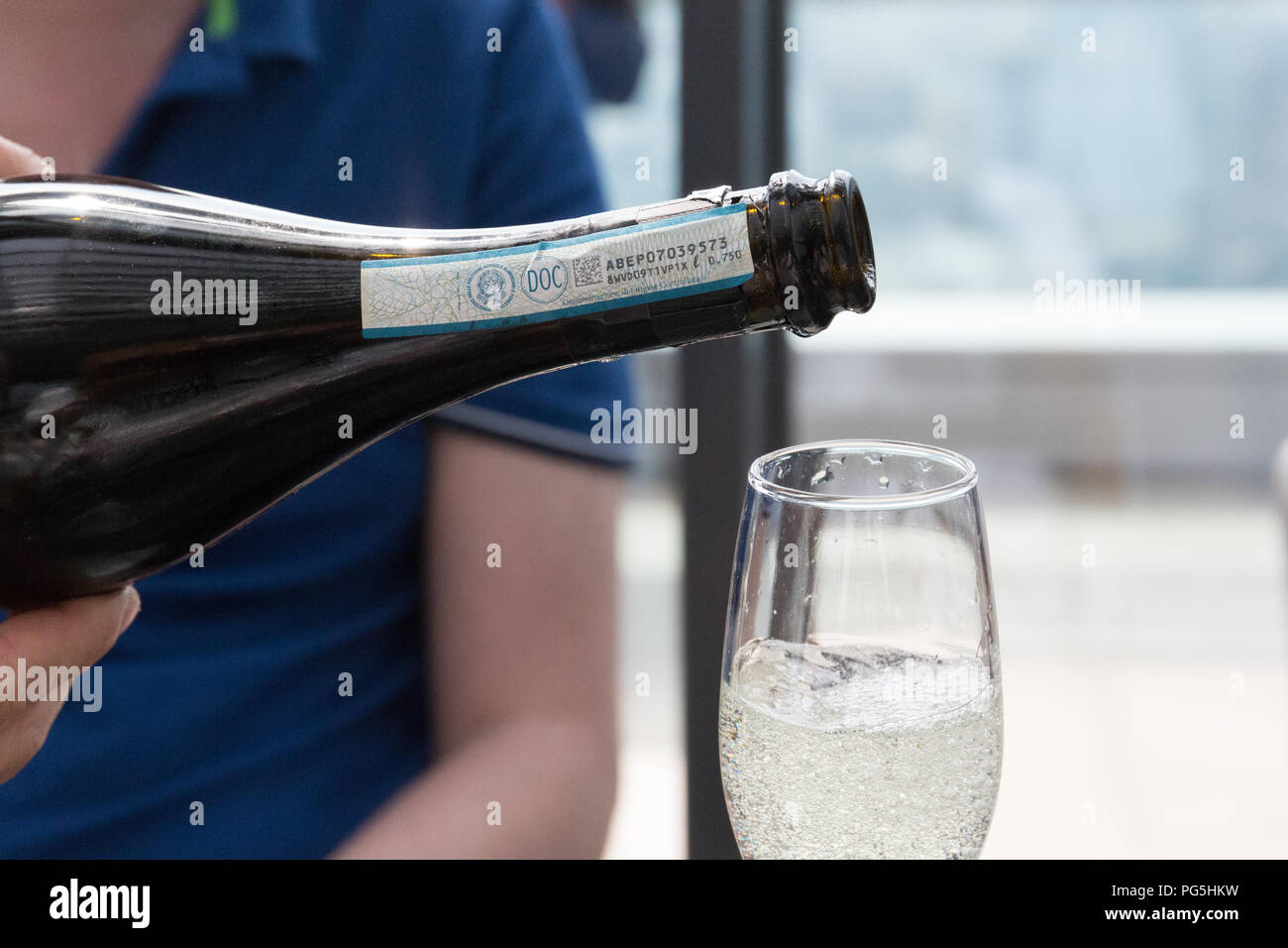 A bottle of Prosecco Stock Photo - Alamy