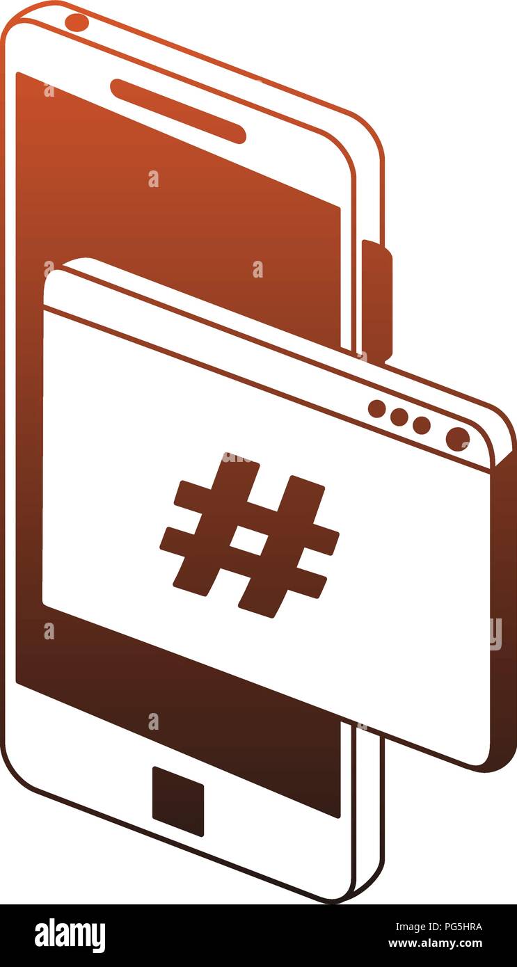 Smartphone programming code symbol red lines Stock Vector Image & Art ...