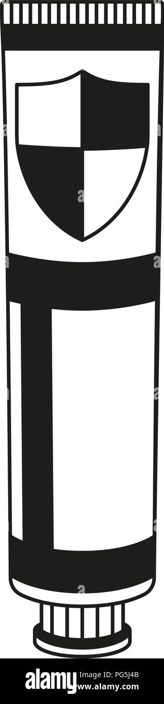 Clean white tube cream Stock Vector Images - Alamy