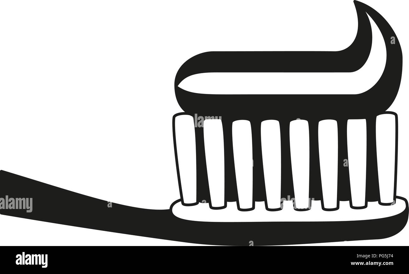 Fluoride toothpaste Stock Vector Images - Alamy